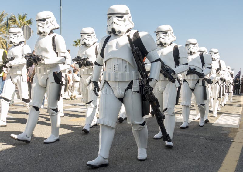 Parade of the 501st Legion of Star Wars Parade of Malaga, Spain ...