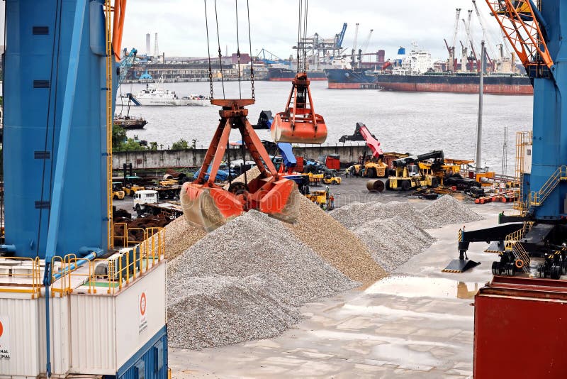 Cargo Terminal for Unloading Bulk Cargo of Cooper Concentrates by Shore ...