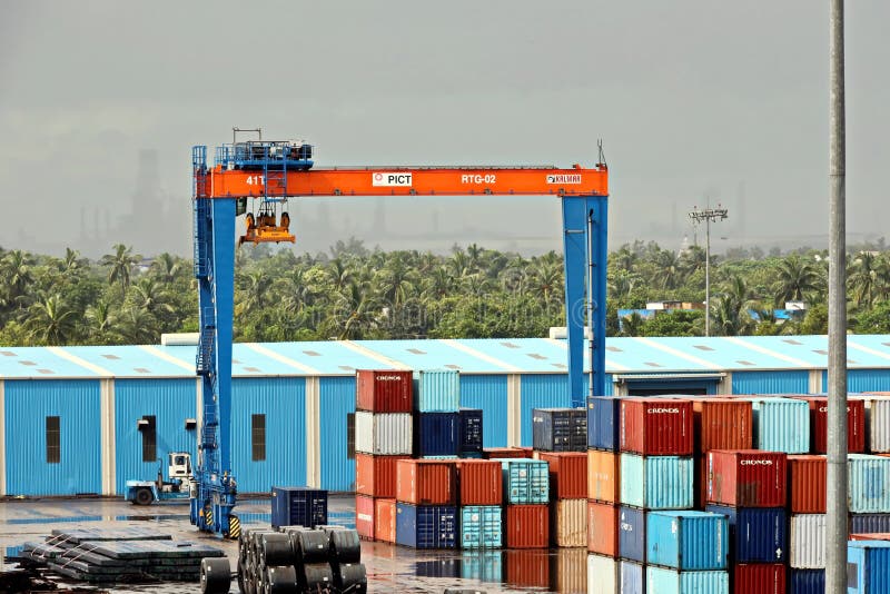 Paradeep, India, October,21, 2020. Cargo Terminal for Unloading Bulk ...