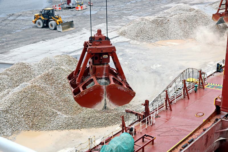 Paradeep, India, October,21, 2020. Cargo Terminal for Unloading Bulk ...