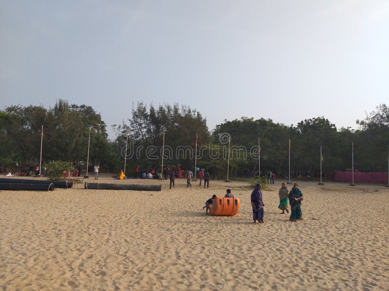 Paradeep Sand Running Point Editorial Image - Image of paradeep, points ...