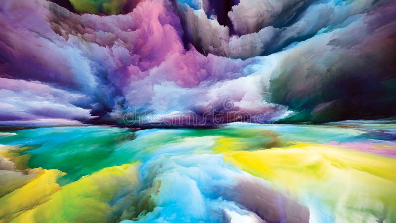 Paradigm of Heaven and Earth Stock Illustration - Illustration of ...