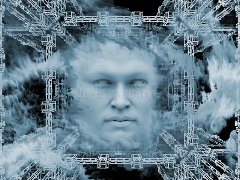 Paradigm of the Mind stock illustration. Illustration of meditation ...