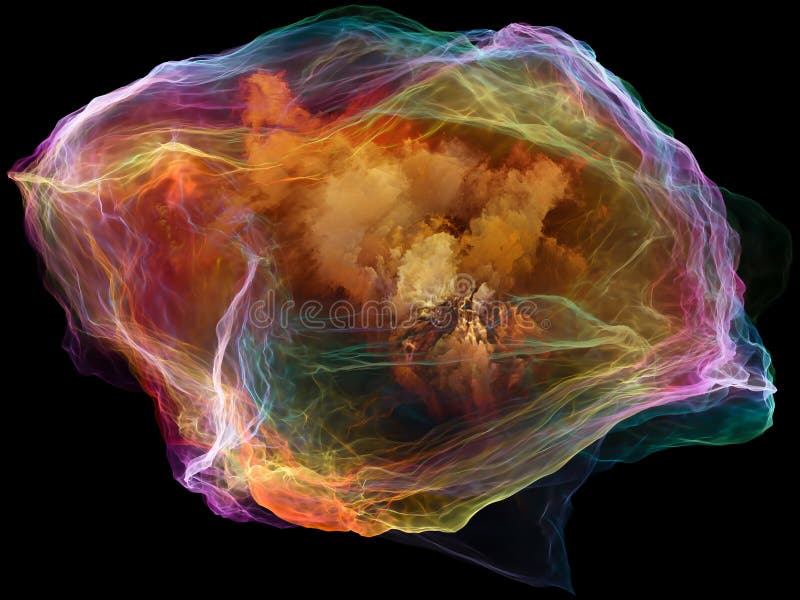 Paradigm of Mind Particle stock illustration. Illustration of ...