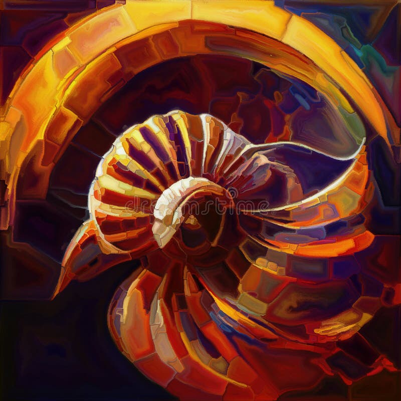 Paradigm of Nautilus stock illustration. Illustration of design - 256233827