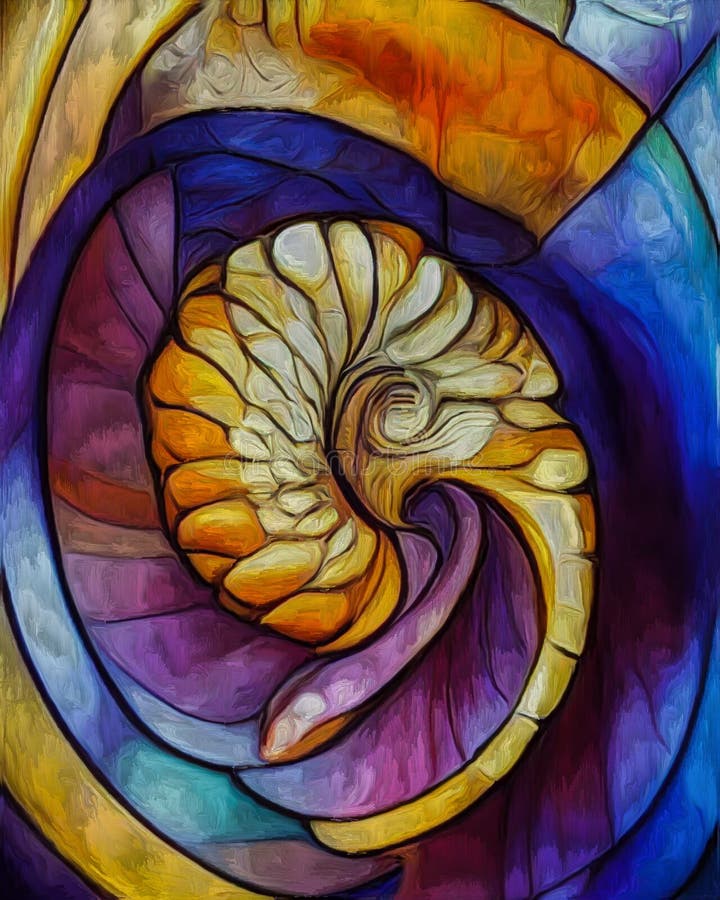 Paradigm of Nautilus stock illustration. Illustration of composition ...