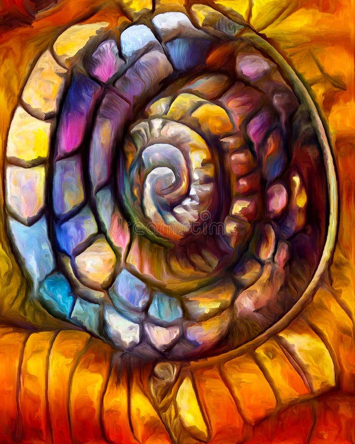 Paradigm of Nautilus stock illustration. Illustration of composition ...