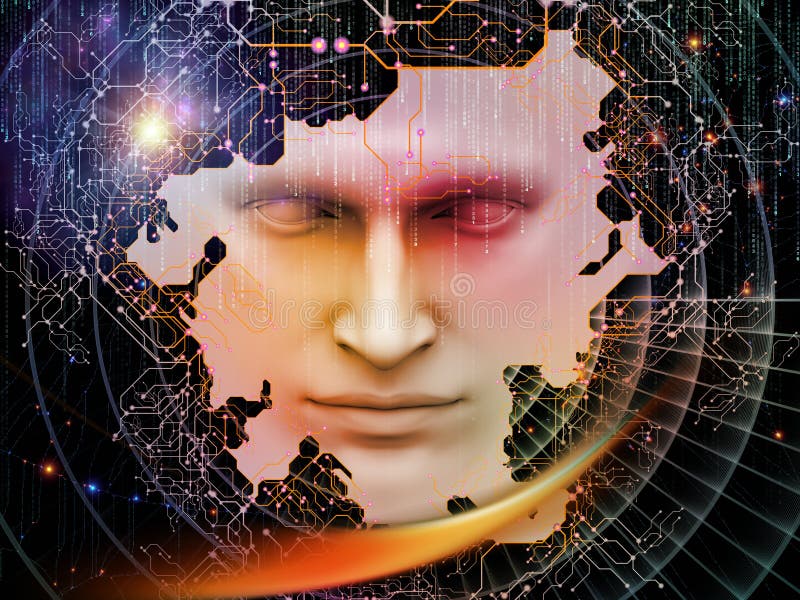 Paradigm of Super Human stock illustration. Illustration of abstract ...