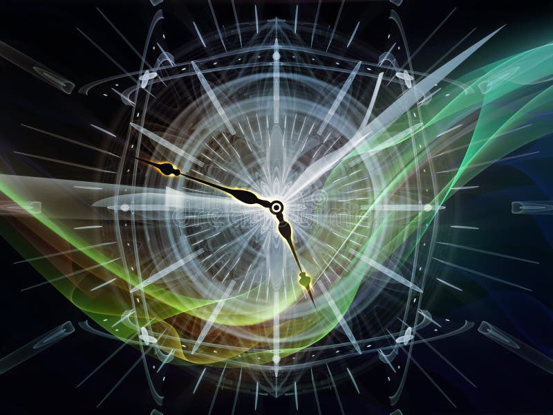 Paradigm of Temporal Realm stock illustration. Illustration of clock ...