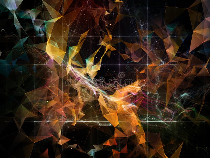 Paradigm of Virtual World stock illustration. Illustration of glare ...