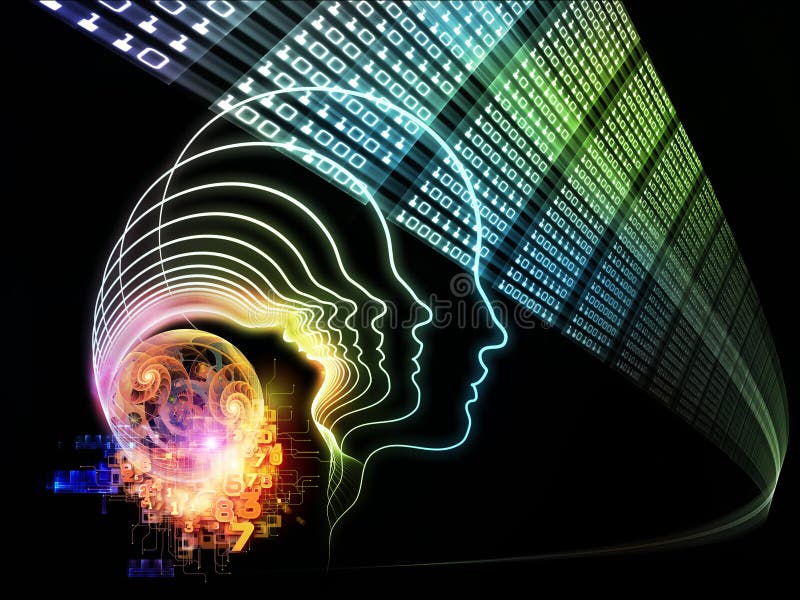 Paradigma der Intelligenz stock abbildung. Illustration von konzept ...