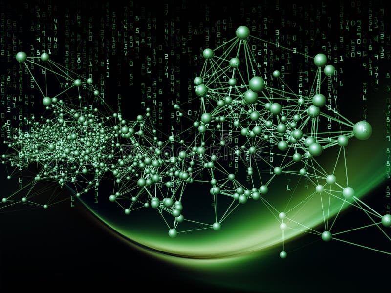 Paradigmas De Digitaces De La Computación Stock de ilustración ...