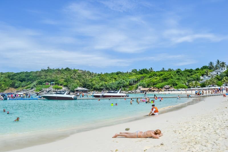 Paradise Beach Racha Island Editorial Stock Photo - Image of resort ...