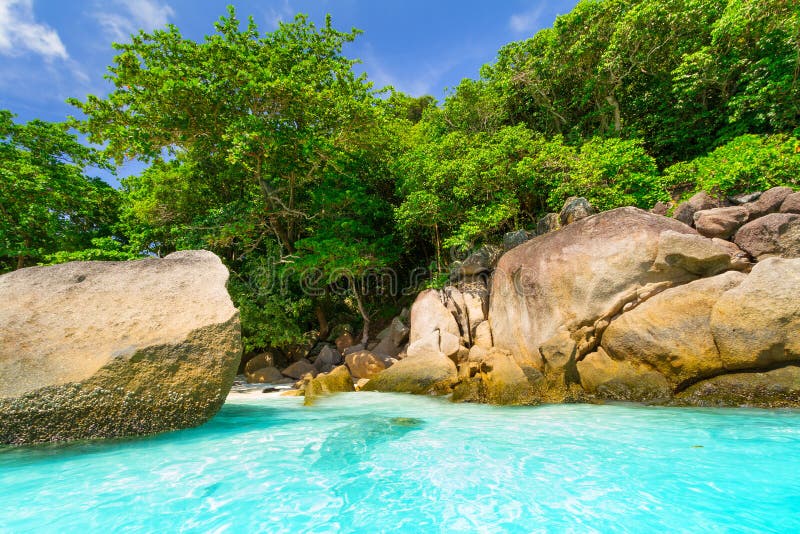 Paradise Beach of Similan Islands Stock Photo - Image of exotic ...