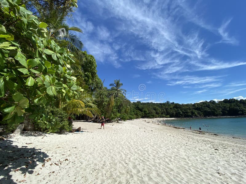 Paradise Beach with White Sand, Turquoise Blue Water Stock Image ...