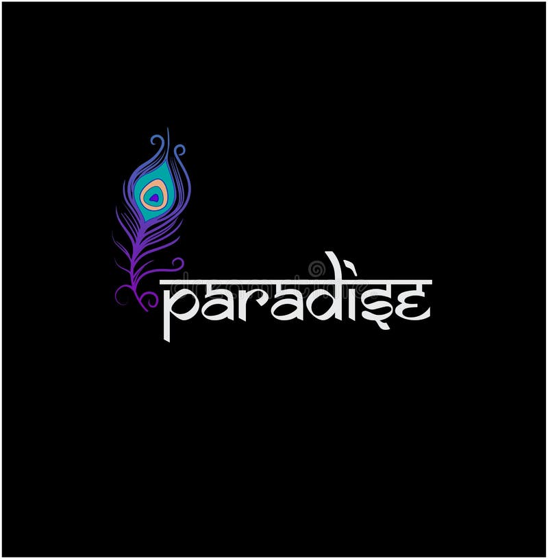 Paradise brand logo. stock vector. Illustration of brand - 206697208