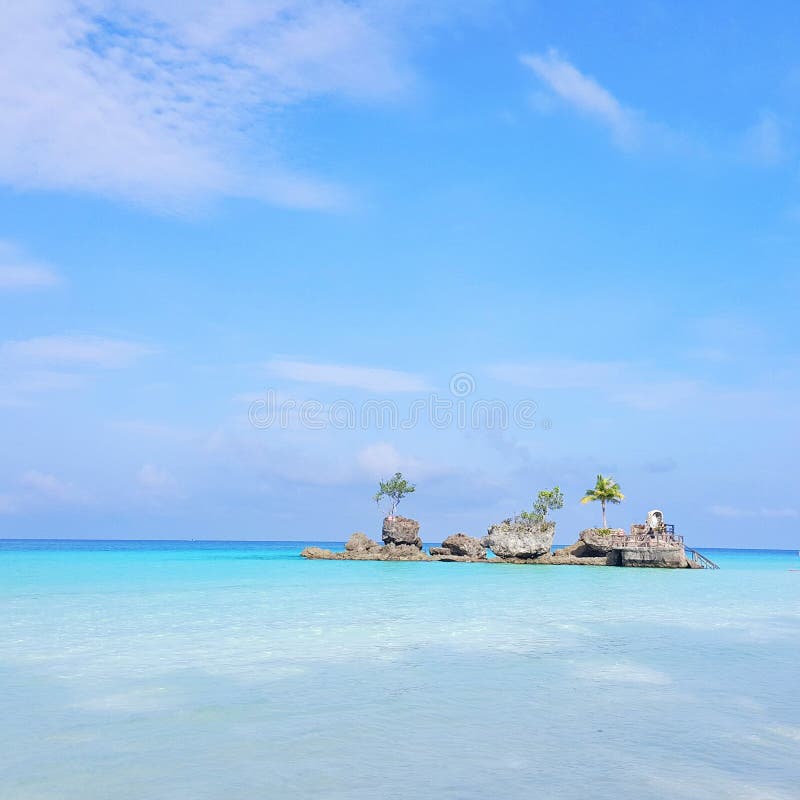 Paradise stock photo. Image of vacation, caticlan, beauty - 73821618