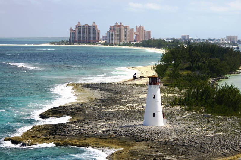 Lighthouse Nassau Bahamas stock photo. Image of paradise - 17169634
