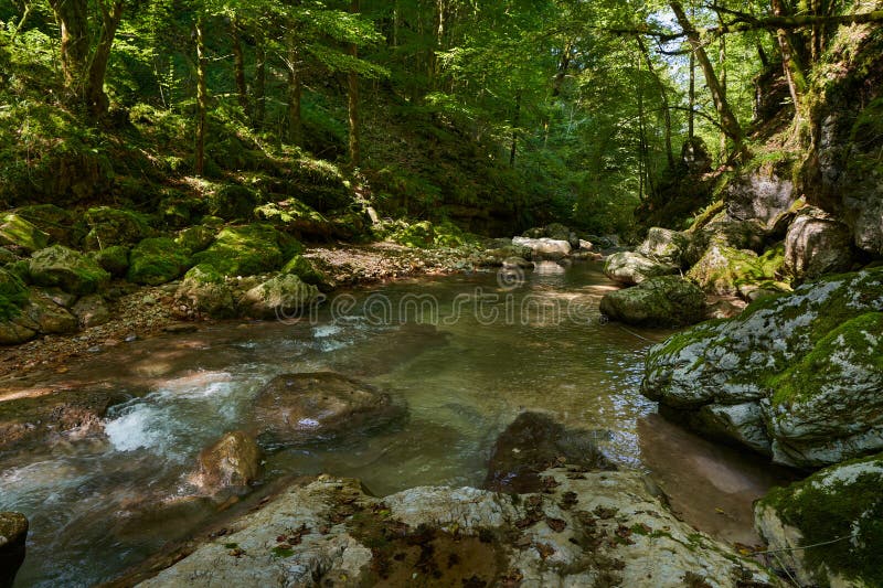 Paradise in Romanian Mountains Stock Photo - Image of freshness ...