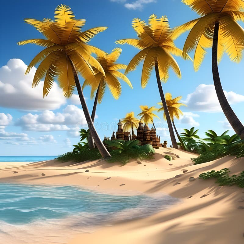 Paradise Summer Colorful Background Fun Abstract Art Sequence 23 of 30 ...