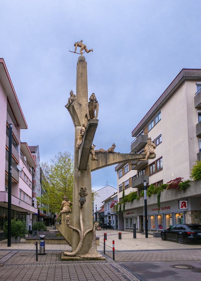 Paradise Tree Sculpture in Singen Editorial Stock Photo - Image of ...