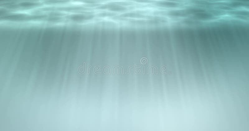 Paradise Underwater Loop with Sunlight Rays. 4K Video. Stock Footage ...