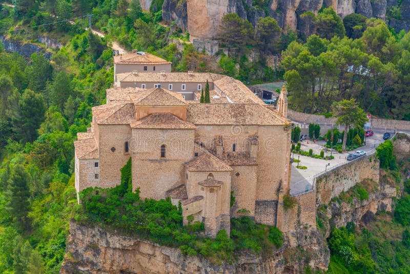 Parador De Cuenca Hotel in Spain. Stock Photo - Image of accommodation ...