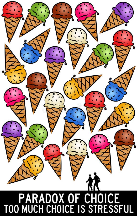 Choice stress stock illustration. Illustration of good - 37880178