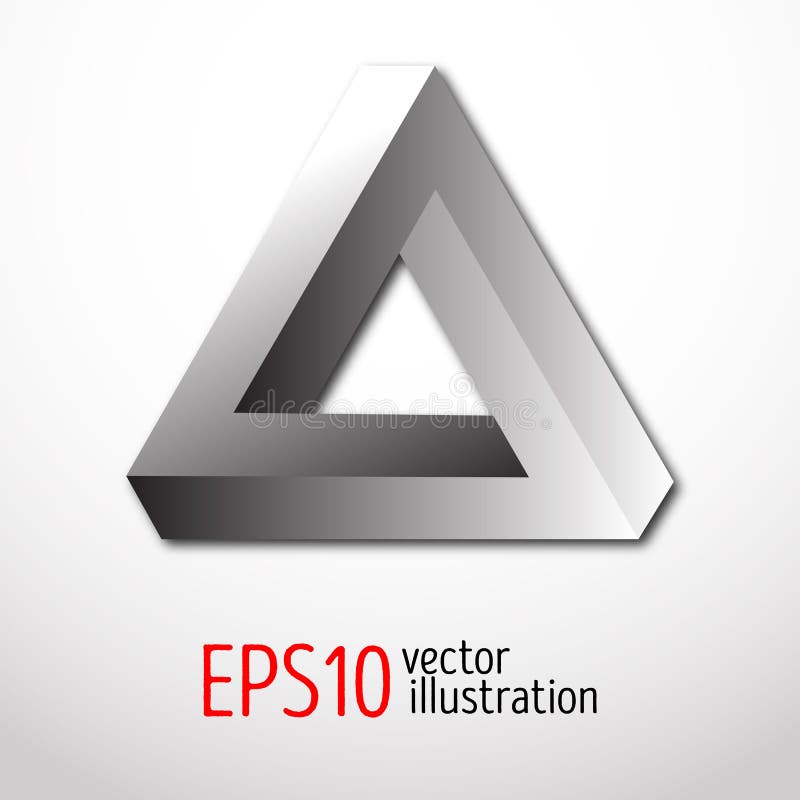 Paradoxical Object of Penrose Triangleway. Sacred Geometry. Mysterious ...