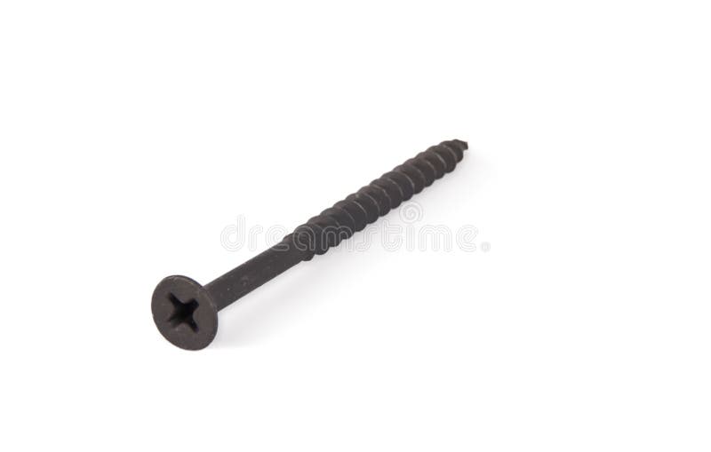 Parafuso preto imagem de stock. Imagem de reparo, industrial - 26130777