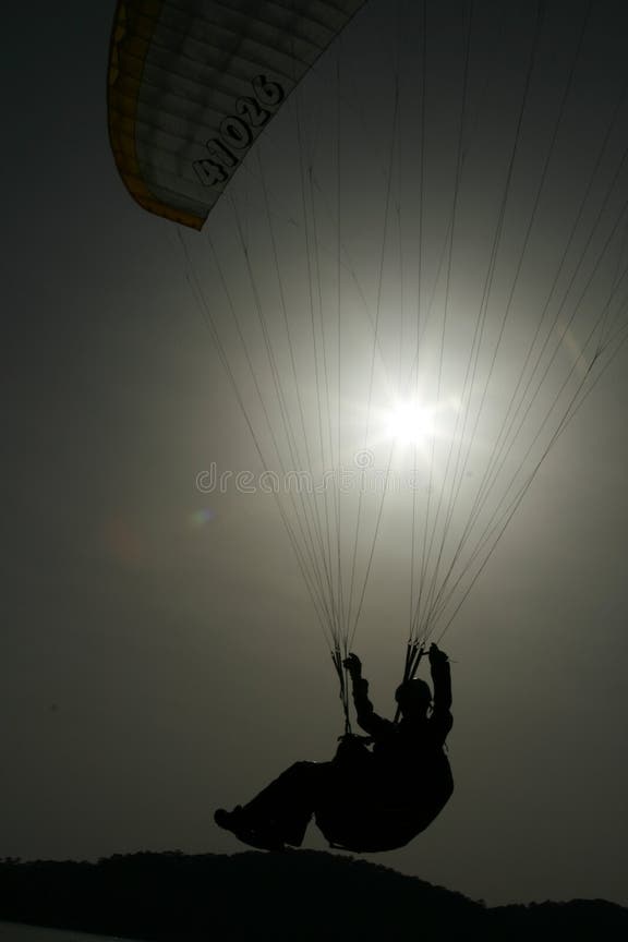 Paraglider stock image. Image of extreme, danger, falling - 12721203