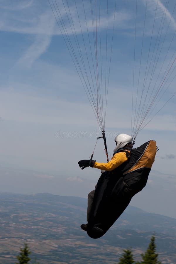 Paraglider stock image. Image of active, athlete, hobby - 23716575