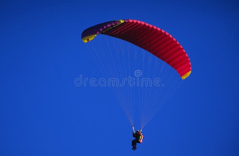 Powered Paraglider stock photo. Image of homebuilt, leisure - 6887486