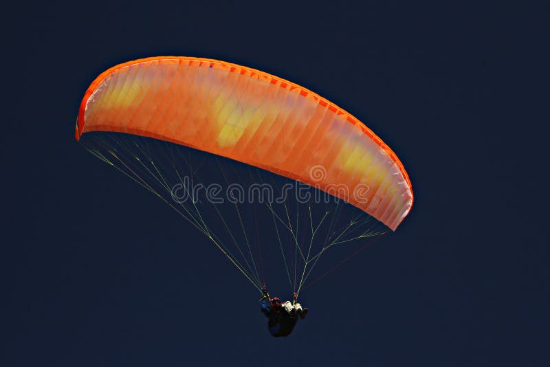Paraglider on Blue Sky at Oludeniz Sport Festival Stock Photo - Image ...