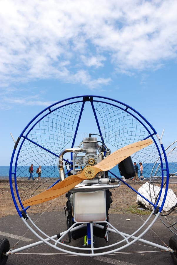 Parachute with engine stock photo. Image of flight, aircraft - 5994704