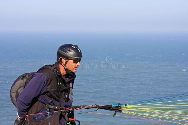 Paraglider launching wing stock photo. Image of sport - 30508018