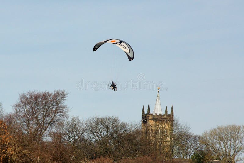 Paraglider Paracopter stock photo. Image of power, powered - 139486008