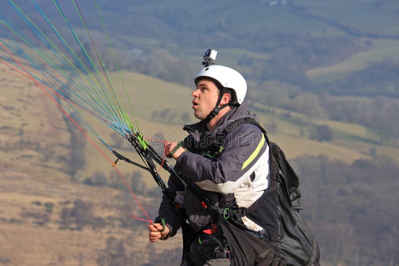 Paraglider stock image. Image of sport, speed, flier - 39567317