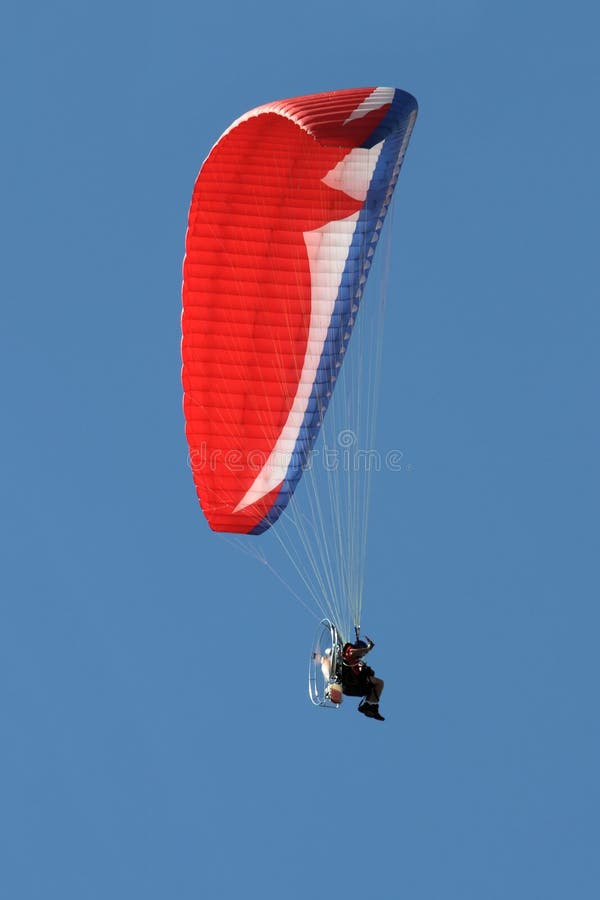 Paraglider psto imagem de stock. Imagem de pessoa, limpar - 23534707