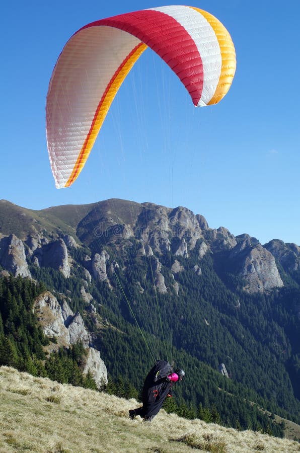 Paraglider Take Off - Ciucas Mountains, Landmark Attraction in Romania ...