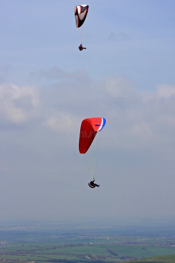 Paragliders stock image. Image of paraglider, kite, paraglide - 27036975