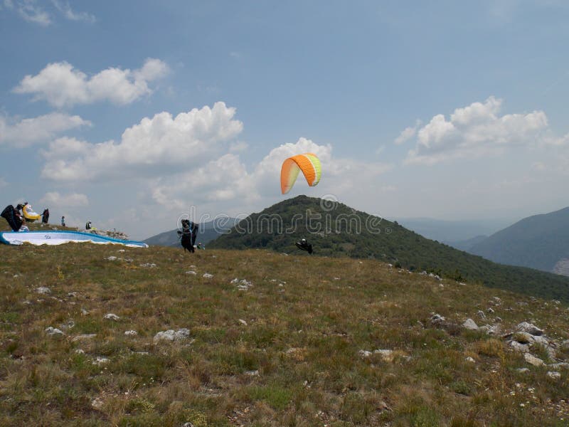 Paragliding Cross Country Competition Editorial Image - Image of ...