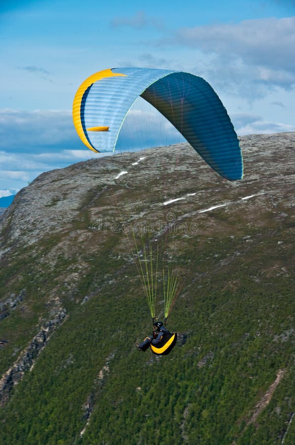 Paragliding stock photo. Image of background, outdoors - 16946818