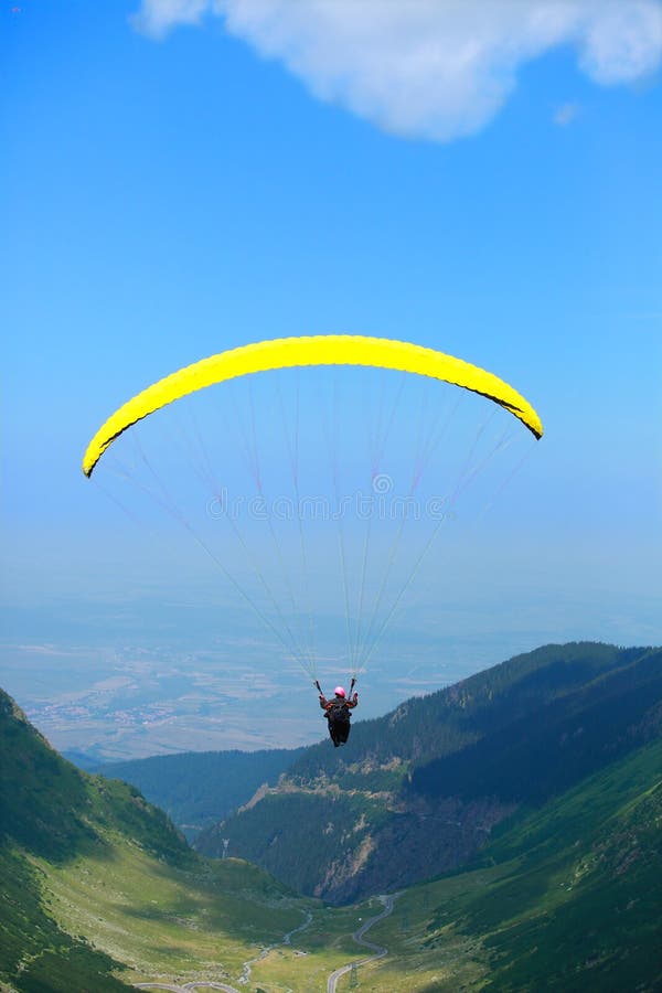 Paragliding stock photo. Image of sports, pradesh, destination - 13288004