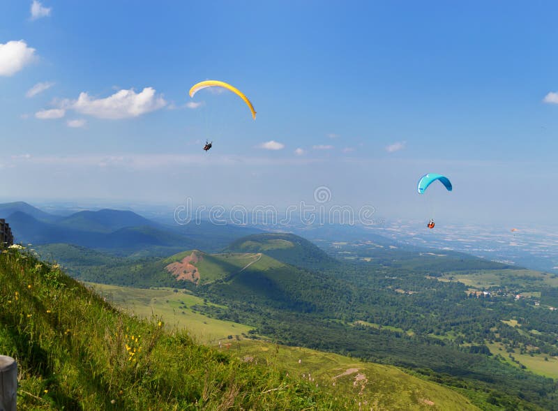 Paragliding stock image. Image of decision, flight, competition - 48167121