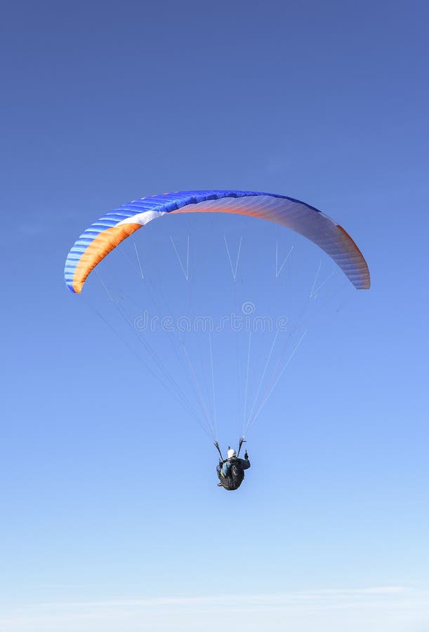 Paragliding in the sky editorial image. Image of freedom - 61656280