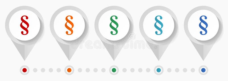 Paragraph Concept Vector Icons, Editable Infographic Template, Set of ...