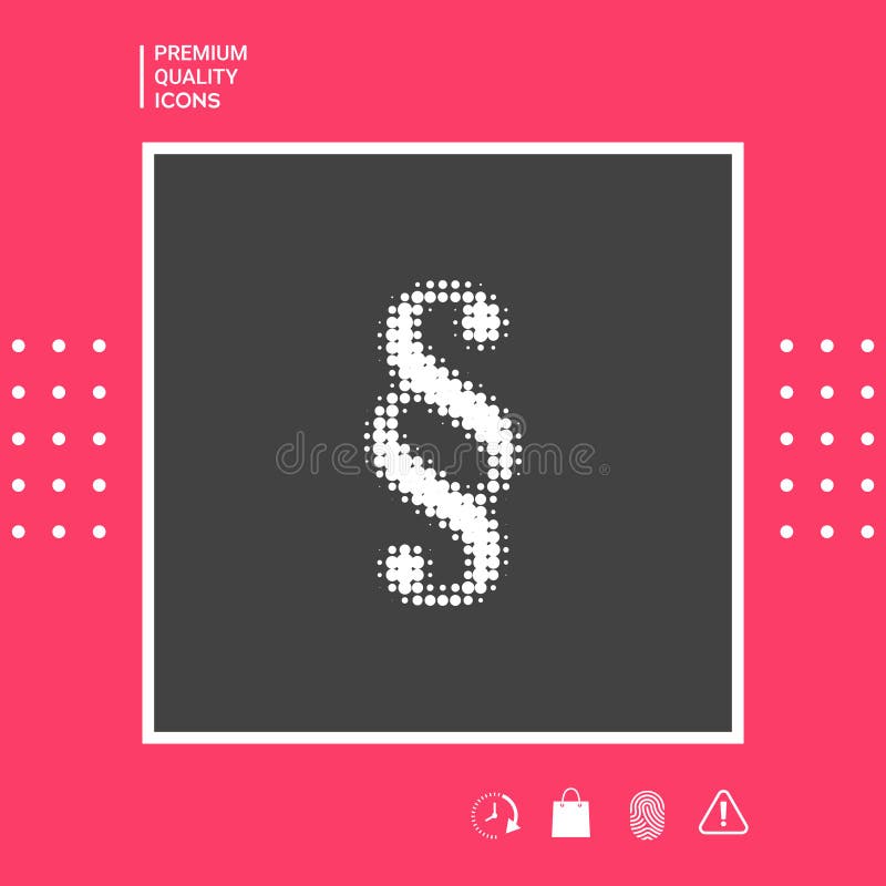 Paragraph Halftone Logo. Graphic Elements for Your Design Stock Vector ...