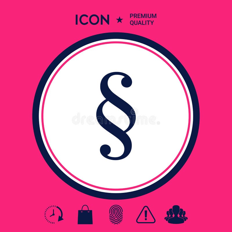 Paragraph icon symbol stock vector. Illustration of object - 117236990