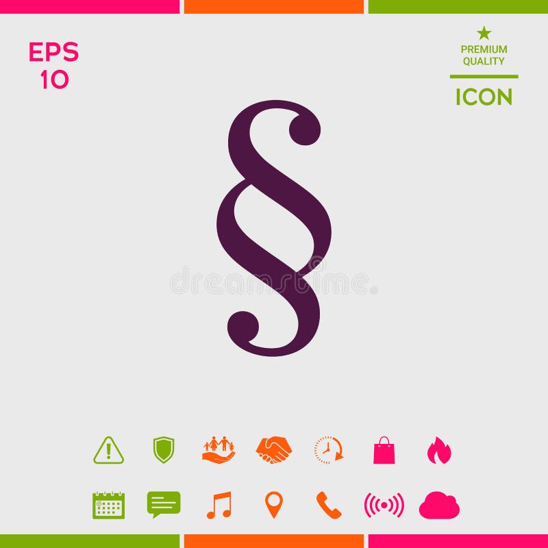 Paragraph icon symbol stock vector. Illustration of button - 118068762